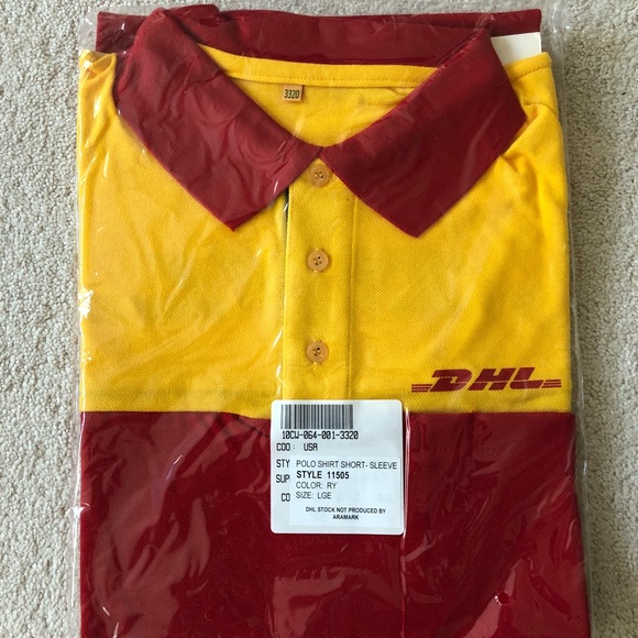 DHL | Tops | Dhl Polo Uniform Streetwear Tokyo Japan Fashion | Poshmark